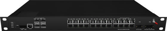 75 Series 2XSFP 24G Industrial Ethernet Switches Rack Mounted 24 Port ...